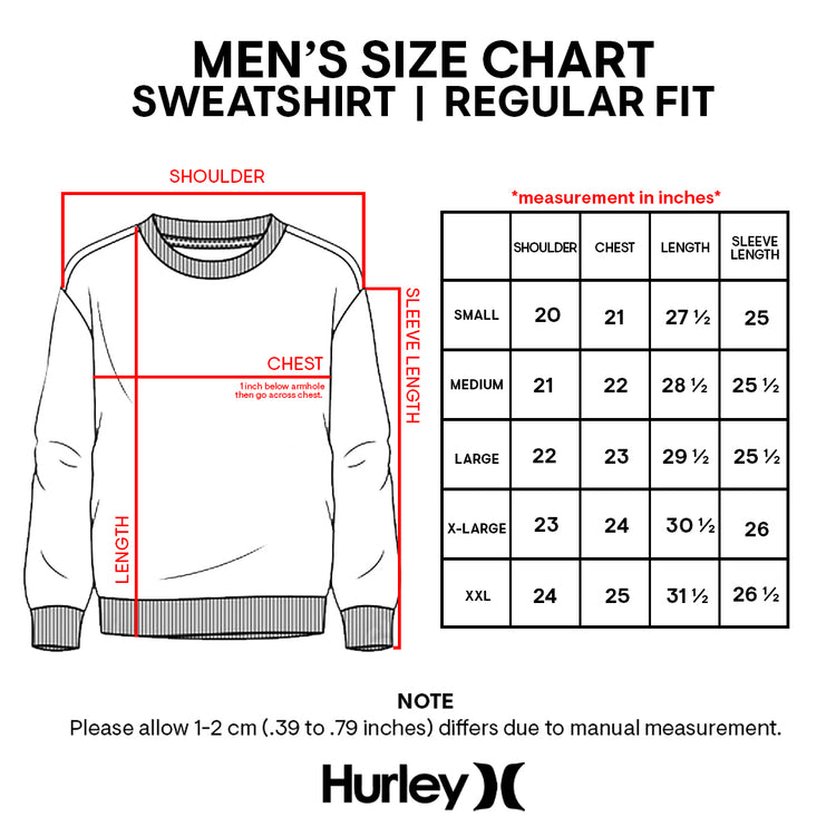 Size Chart – Hurley Philippines